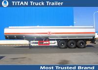 China Stainless steel Tanker Trailer for food grade , milk , chemical and liquid for sale