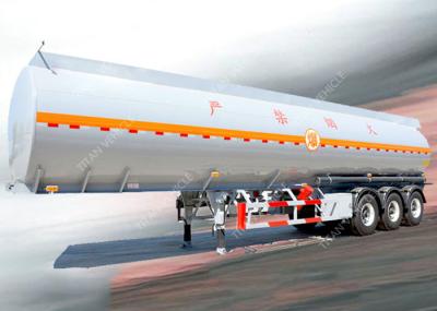 China 3 Axles 45000 liters 5 compartments diesel fuel tank trailer for oil transportation for sale