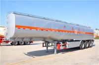 China 3 Axle 45000 Liters Mobile Fuel Semi Tanker Trailer For Oil Transporting for sale