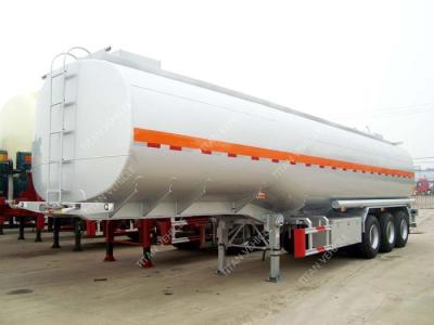 China Carbon Steel 54000 Fuel Tanker Trailer For Palm Oil Transportation for sale