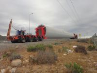 China Wind Turbine Tower Transport Heavy Haul Trailers TITAN Hydraulic Axis Trailer for sale