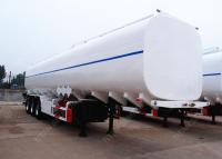 China Carbon steel oil tanker trailer 54000 liters with European system for sale