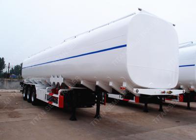 China Carbon steel oil tanker trailer 54000 liters with European system for sale