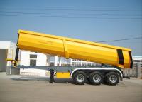 China TITAN 3 Axle end dump trailer 30 CBM rear tipping trailer with the capacity of 60 T for sale