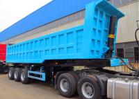 China TITAN 3 Axle end dump trailer 30 CBM rear tipping trailer with the capacity of 60 T for sale