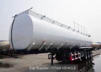 China 38cbm-90cbm Petroleum tank trailers , 45000 Liters fuel tanker semi trailer for sale