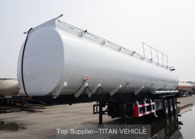 China 38cbm-90cbm Petroleum tank trailers , 45000 Liters fuel tanker semi trailer for sale