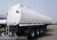 China 38cbm-90cbm Petroleum tank trailers , 45000 Liters fuel tanker semi trailer for sale
