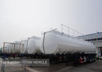 China 38cbm-90cbm Petroleum tank trailers , 45000 Liters fuel tanker semi trailer for sale