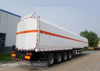 China 38cbm-90cbm Petroleum tank trailers , 45000 Liters fuel tanker semi trailer for sale