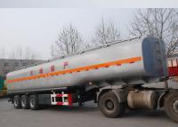 China TITAN 45CBM tri - axle fuel diesel tank trailer 40 T for all kind of oil transportation for sale