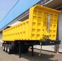 China TITAN 3 Axle 35CBM ET U shape dump trailer / heavy duty utility trailer for sale