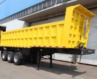 China TITAN 3 Axle 35CBM ET U shape dump trailer / heavy duty utility trailer for sale