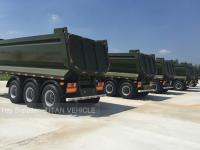 China Titan dump truck trailer ,3 axle 80tons 42CBM dump truck trailer，High strength steel ,U type dump trailer for sale