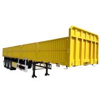 China China 40ft Flatbed Semi Trailer Equipment with Side Walls for Sale Near Me for sale