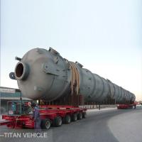 China Turntable Bolster Gooseneck Modular Trailer for carrying 120 ton 200 ton tank for sale