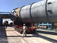 China Turntable Bolster Gooseneck Modular Trailer for carrying 120 ton 200 ton tank for sale