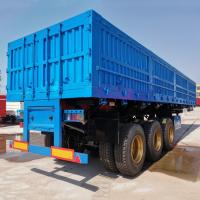 China TITAN Side Tipper Trailer 34 Ton Side Dump Semi Trailer Supplier for Sale in Mauritius for sale