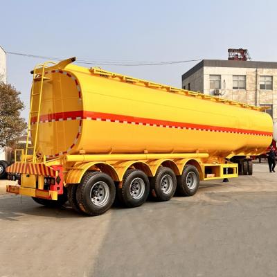 China TITAN 50,000 Liters Fuel Tank 4 Compartments with Cheap Price Oil Tanker Semi Trailer for Sale for sale