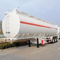 China TITAN 3 Axle 50000 Liters Carbon Steel Diesel Fuel Tanker Trailer for Oil for Sale Near Me for sale