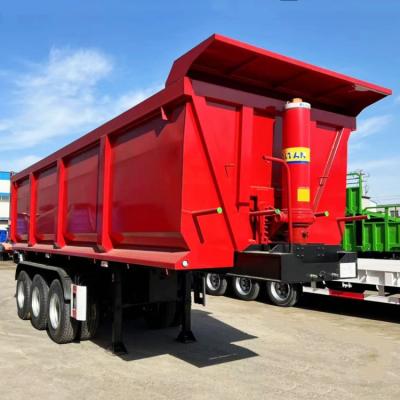 China TITAN 3/Tri Axle Tipper Semi Trailer 50/60/70 Ton Dump Semi Trailer for Sale for sale