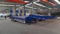 China Titan 3-axle low-bed semi-trailer 80T for sale
