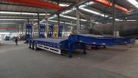 China Titan 3-axle low-bed semi-trailer 80T for sale