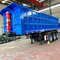 China TITAN Hydraulic 3 Axle Dump Trailer Tipper Trailer Tipper Semi Trailer for Sale for sale