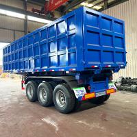 China TITAN Hydraulic 3 Axle Dump Trailer Tipper Trailer Tipper Semi Trailer for Sale for sale