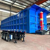 China TITAN Hydraulic 3 Axle Dump Trailer Tipper Trailer Tipper Semi Trailer for Sale for sale