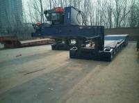 China TrI Axle Detachable Gooseneck 80 Ton Lowboy Trailer  With Power Station  | Titan Vehicle for sale
