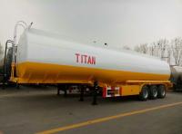 China 45,000 liters 5 compartments Diesel Fuel Tanker Trailer for Mali  | Titan Vehicle for sale