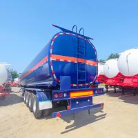 China TITAN Hot Sale 3 4 Axle 40000L 45000L Diesel Oil Petroleum Fuel Tanker Trailer Tank Semi Trailer for Sale for sale