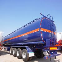 China TITAN Hot Sale 3 4 Axle 40000L 45000L Diesel Oil Petroleum Fuel Tanker Trailer Tank Semi Trailer for Sale for sale