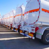 China TITAN 3 Axle 45000 Liters Fuel Tank Semi Trailer for Sale in Guyana for sale