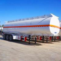 China TITAN 3 Axle 45000 Liters Fuel Tank Semi Trailer for Sale in Guyana for sale