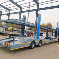 China 2 Axle Car Carrier Trailer Truck Car Hauler Car Transport Trailer European style for Sale in Russia for sale