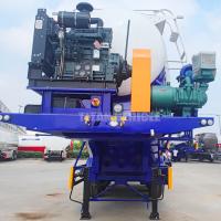 China TITAN New 3 Axle 40ton 50ton V Type Dry Powder Cement Bulker Bulk Cement Tanker Trailer for sale