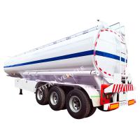 China TITAN 3 Axle 42000 Liters Fuel Tank Semi Trailer Oil Diesel Fuel Tanker Trailer for Sale in Ghana for sale