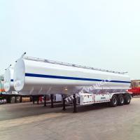 China TITAN 3 Axle 42000 Liters Fuel Tank Semi Trailer Oil Diesel Fuel Tanker Trailer for Sale in Ghana for sale
