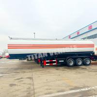 China TITAN 3 Axle 45000 Liters Diesel Fuel Trailer Oi Fuel Tanker Trailer for Sale in DRC for sale
