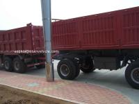 China Drawbar side dumper end dump trailers for sale | Titan Vehicle for sale