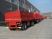 China Drawbar side dumper end dump trailers for sale | Titan Vehicle for sale