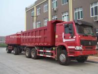China Drawbar side dumper end dump trailers for sale | Titan Vehicle for sale