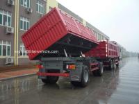 China Drawbar side dumper end dump trailers for sale | Titan Vehicle for sale