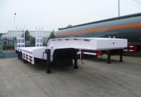China TITAN VEHICLE 3 axles 100 tons detachable low  bed truck trailer for sale for sale