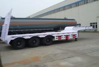 China TITAN VEHICLE 3 axles 100 tons detachable low  bed truck trailer for sale for sale