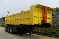 China TITAN 3 Axle 40 ton to 60 Ton  45 cubic meters end dump trailer for sale