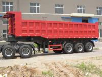 China TITAN VEHICLE Triple axles 50 ton dump semi truck trailer for sale for sale