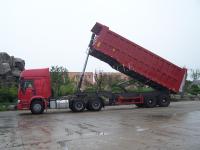 China TITAN  VEHICLE 2 axles 30 ton tipper semi trailer for sale for sale